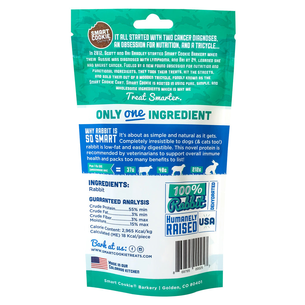 100% Rabbit Jerky | Hypoallergenic | Single Ingredient | Made in USA ...